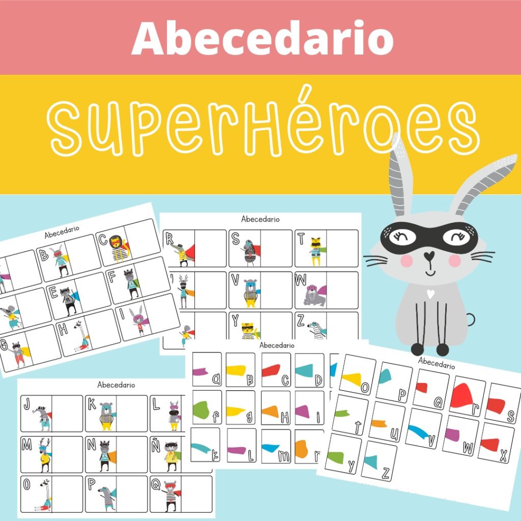 Libro de actividades Superhéroes