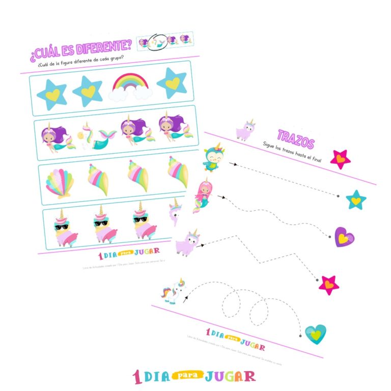 Actividades de Unicornios imprimibles